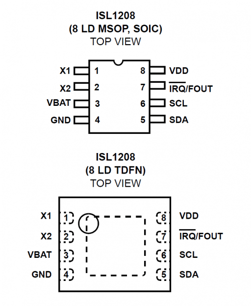 Interfacing Intersil ISL1208 RTC with Arduino - CIRCUITSTATE Electronics